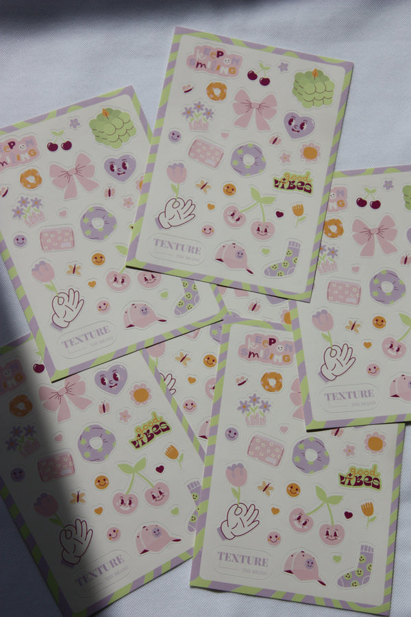 Sticker sheet – Texture the Brand